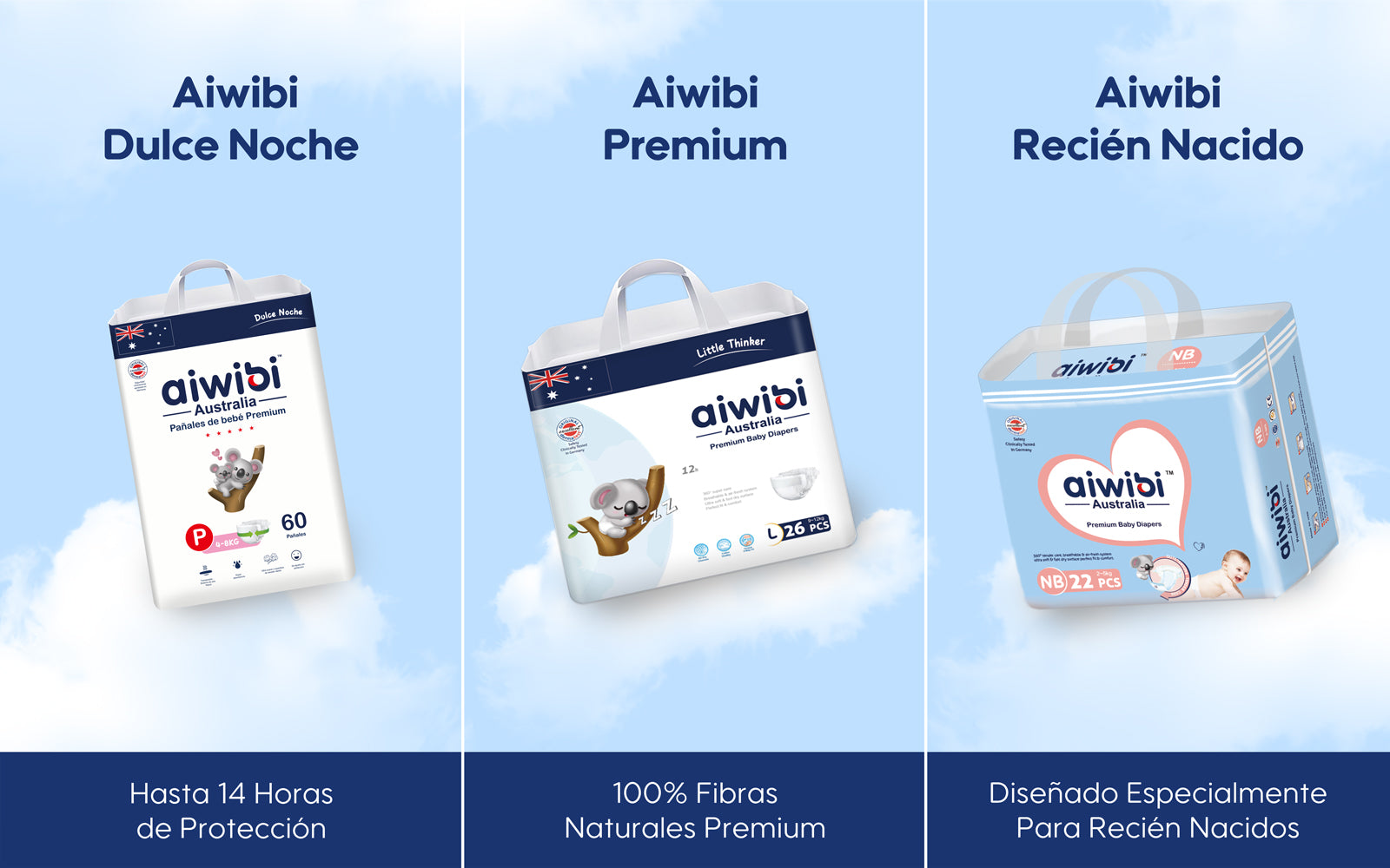 Compra en aiwibi pañales, toallitas húmedas y mucho más – Aiwibi Chile